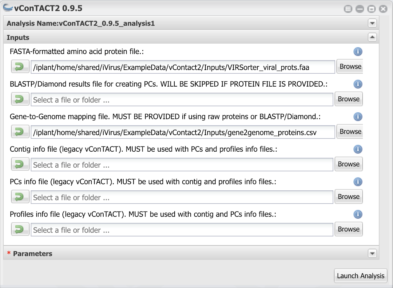 Applying vContact to Viral Sequences and Visualizing the Output (Cyverse)