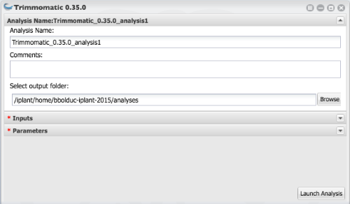 Quality Control of Reads Using Trimmomatic (Cyverse)