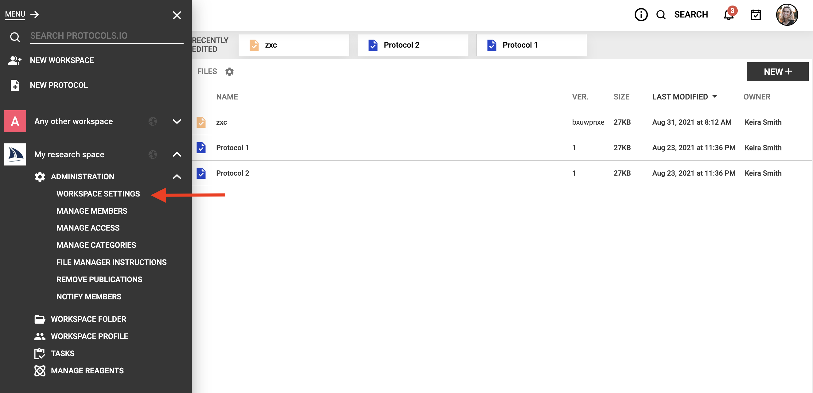 How to delete your workspace