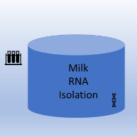 RNA-Isolation from milk samples for virus analysis