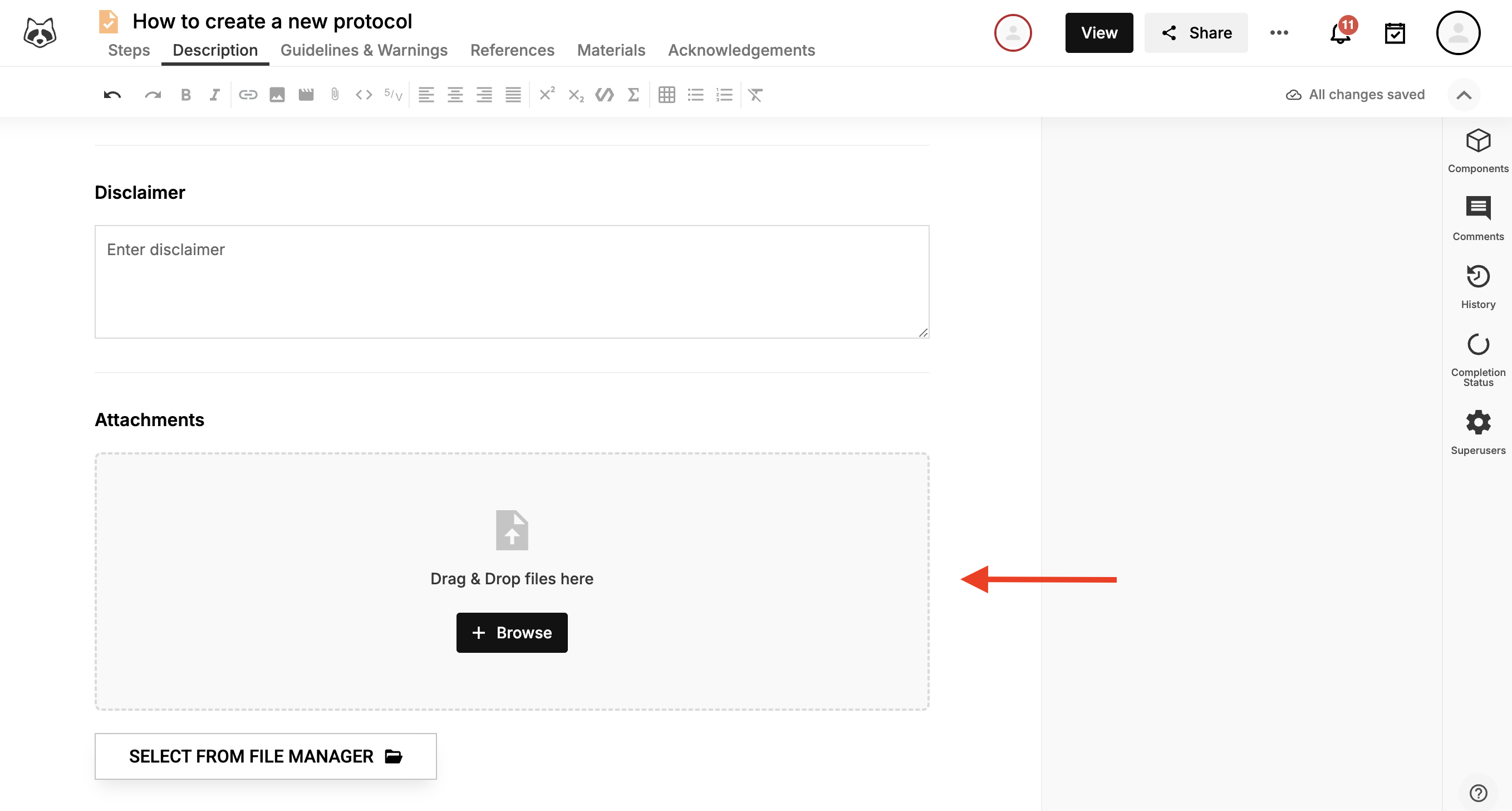 Create a new private protocol
