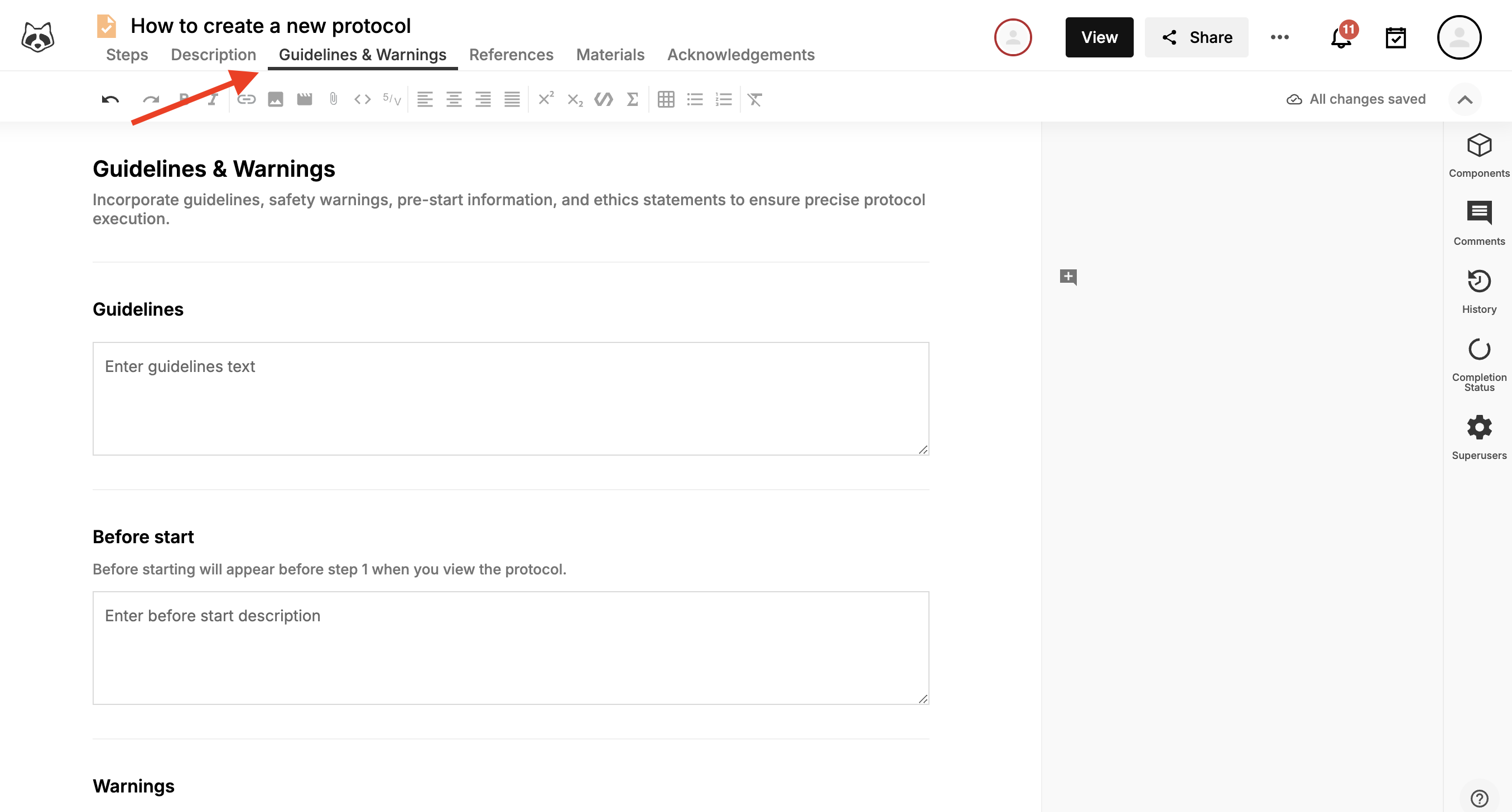 Create a new private protocol