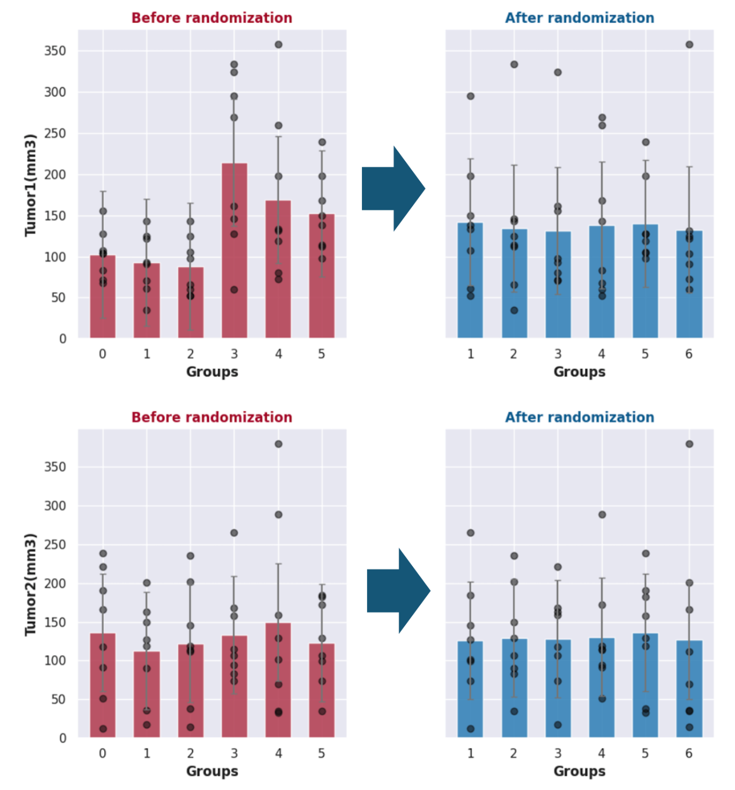 Animal randomization with randmice